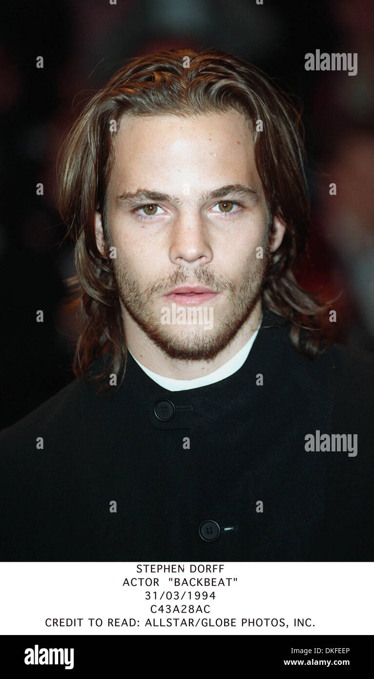 STEPHEN DORFF.ACTOR ''BACKBEAT''.31/03/1994.C43A28AC.CREDIT TO READ ...