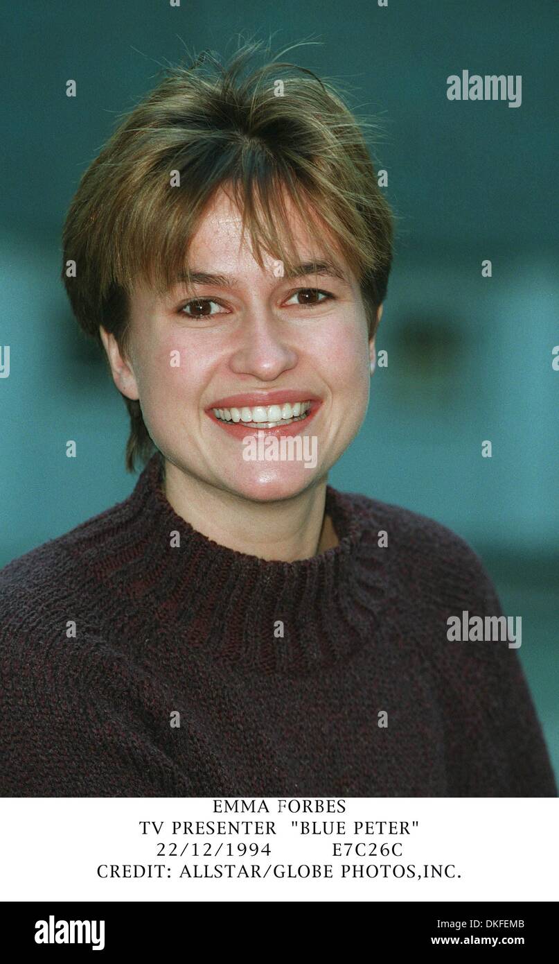 Dec. 22, 1994 - EMMA FORBES.TV PRESENTER ''BLUE PETER''.22/12/1994 ...