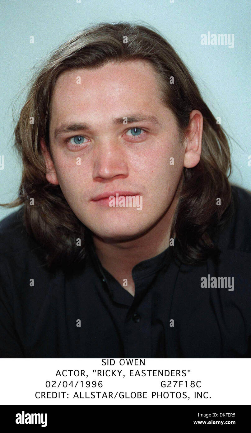 SID OWEN.ACTOR, ''RICKY, EASTENDERS''.02/04/1996.G27F18C.CREDIT ...