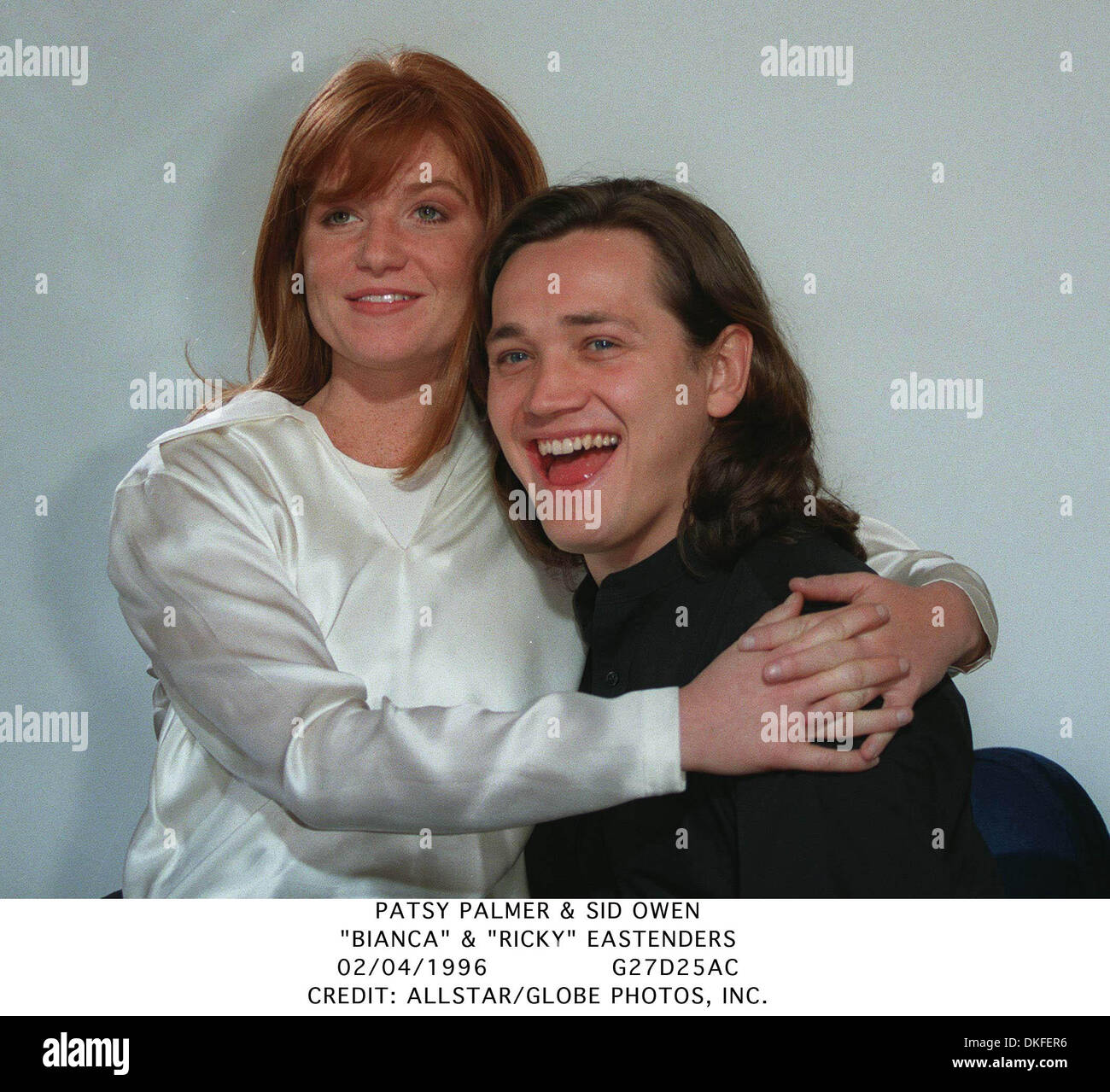 PATSY PALMER & SID OWEN.''BIANCA'' & ''RICKY'' EASTENDERS.02/04/1996 ...