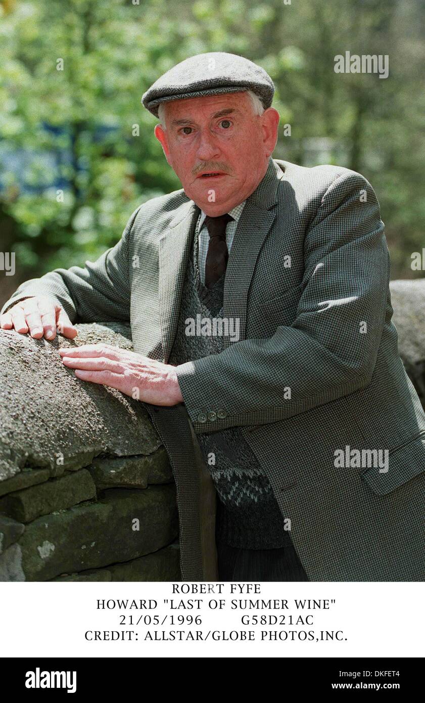May 21, 1996 - ROBERT FYFE.HOWARD ''LAST OF SUMMER WINE''.21/05/1996 ...
