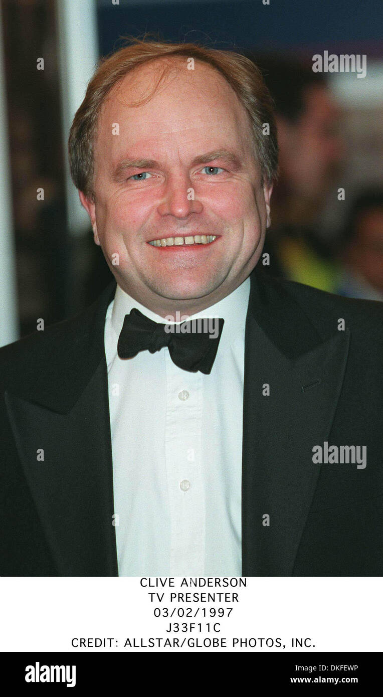 Television presenter clive anderson hi-res stock photography and images ...