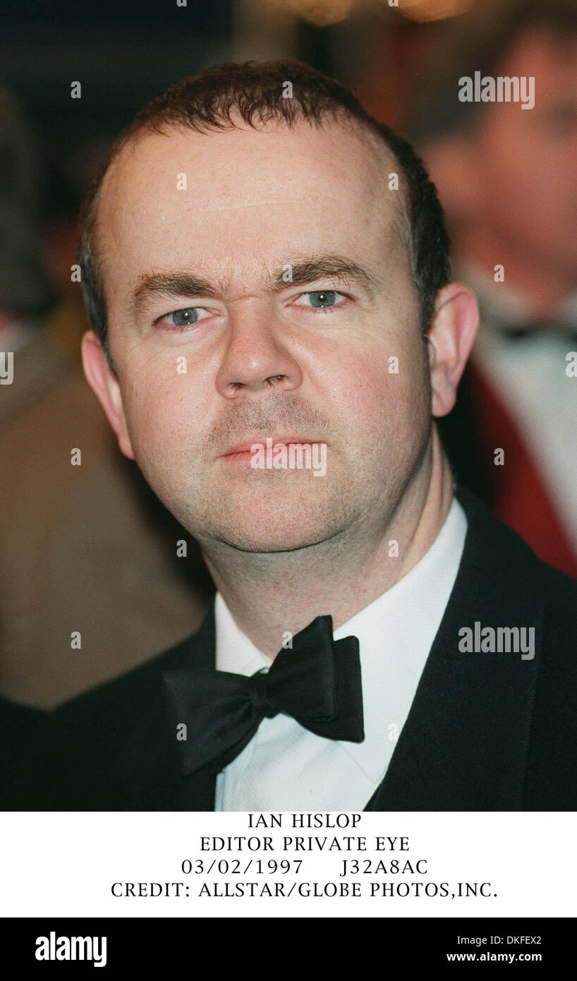 IAN HISLOP.EDITOR PRIVATE EYE.03/02/1997.J32A8AC.CREDIT: ALLSTAR Stock ...