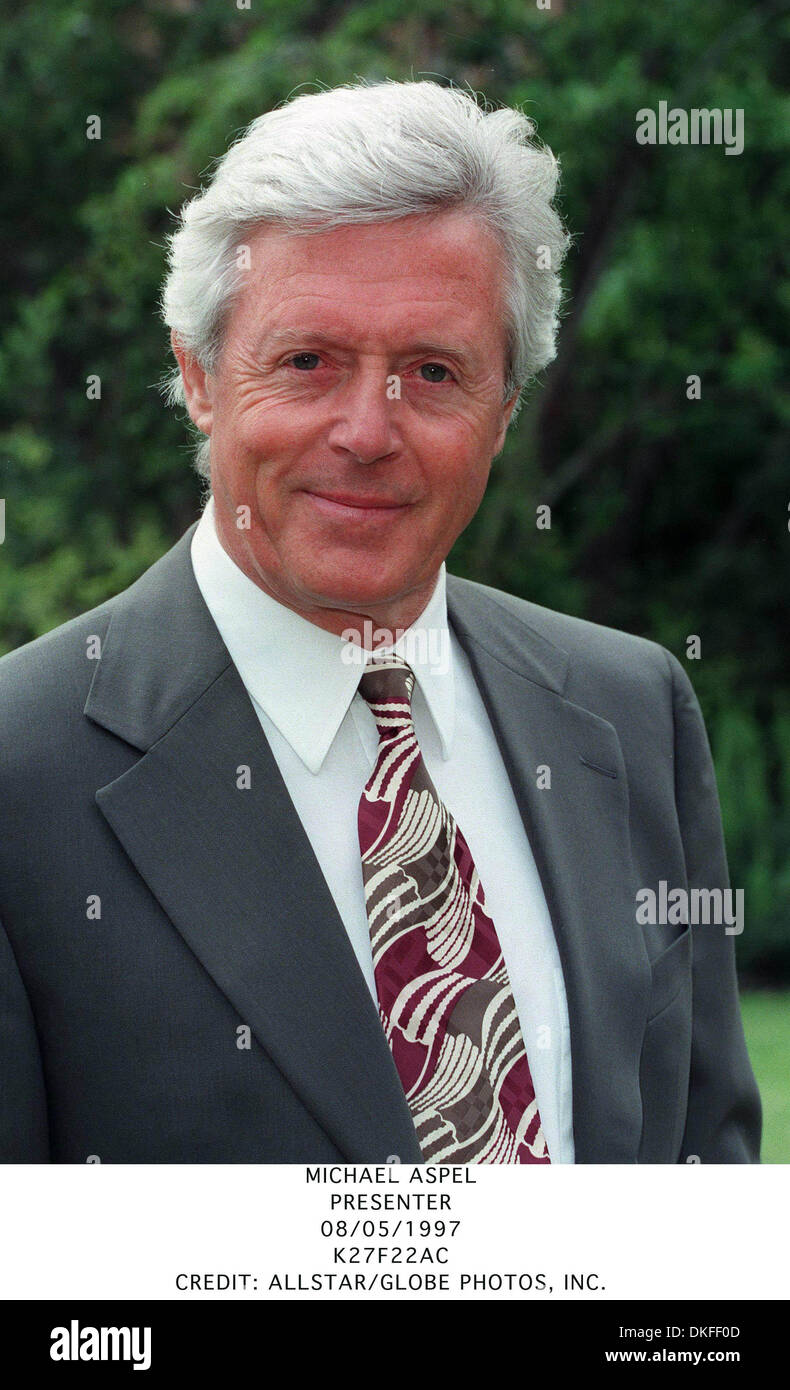 MICHAEL ASPEL.PRESENTER.08/05/1997.K27F22AC.CREDIT: ALLSTAR Stock Photo ...