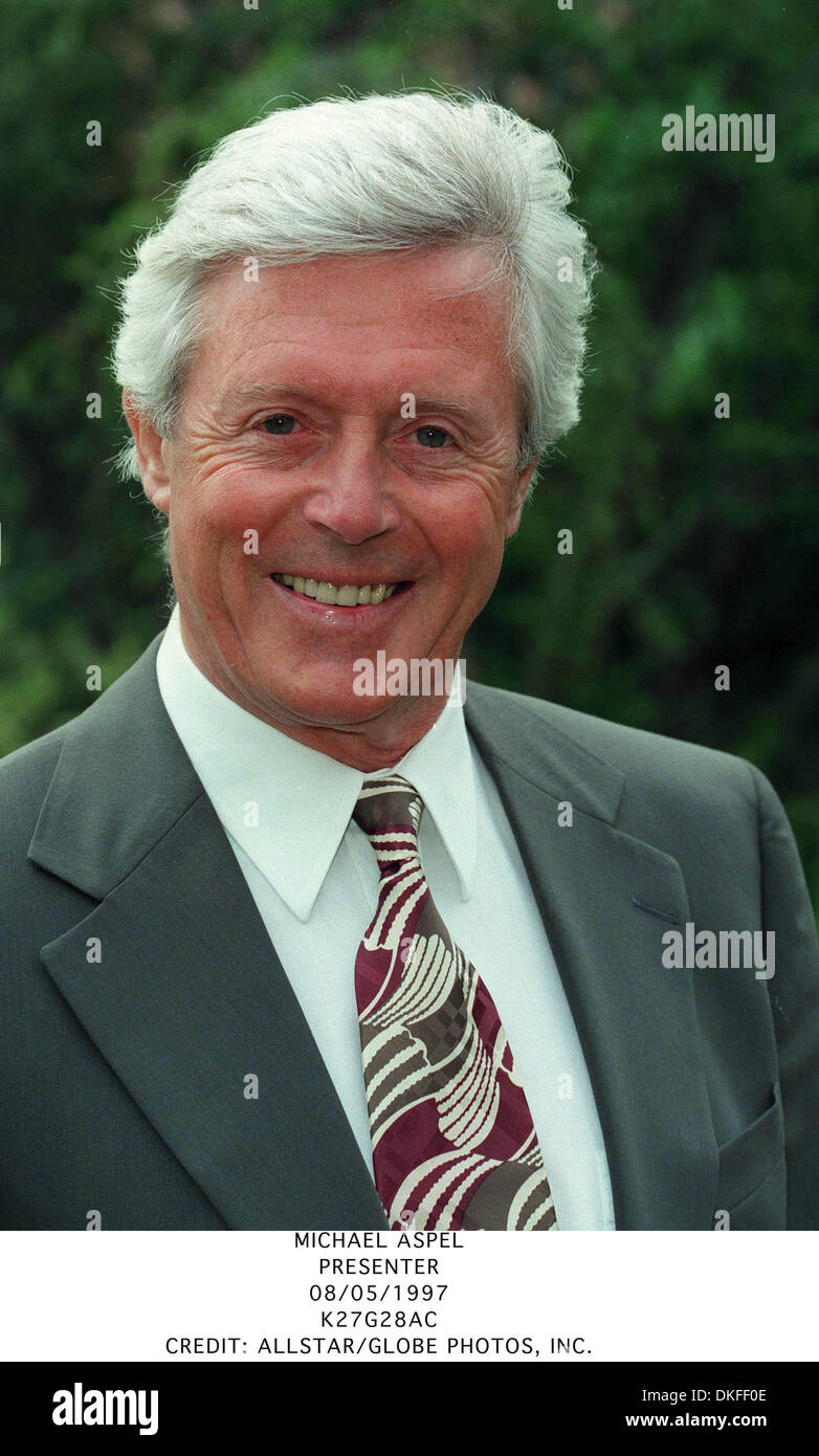 MICHAEL ASPEL.PRESENTER.08/05/1997.K27G28AC.CREDIT: ALLSTAR Stock Photo ...