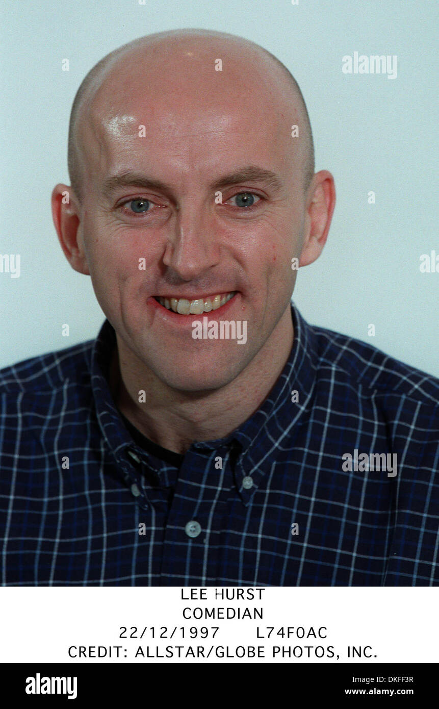 LEE HURST.COMEDIAN.22/12/1997.L74F0AC.CREDIT: ALLSTAR Stock Photo - Alamy