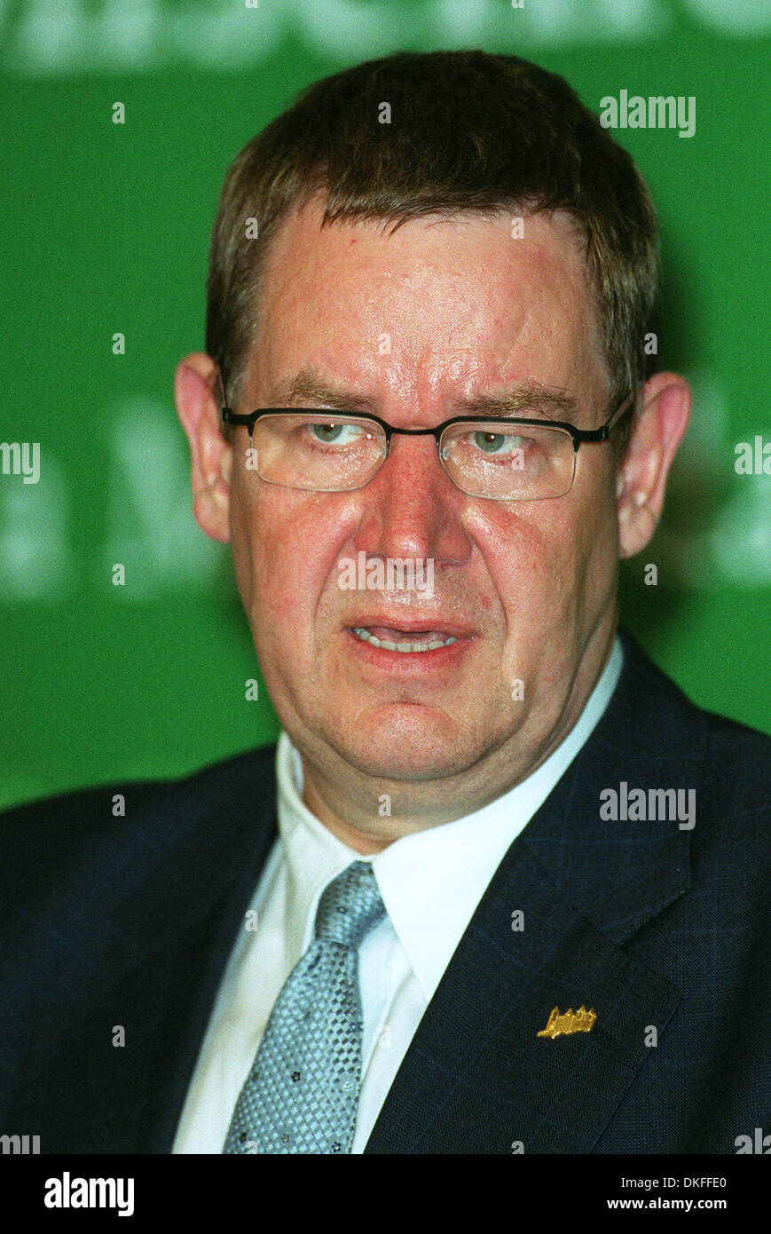 POUL NYRUP RASMUSSEN.PRIME MINISTER OF DENMARK. SANTA MARIA DA FEIRA ...