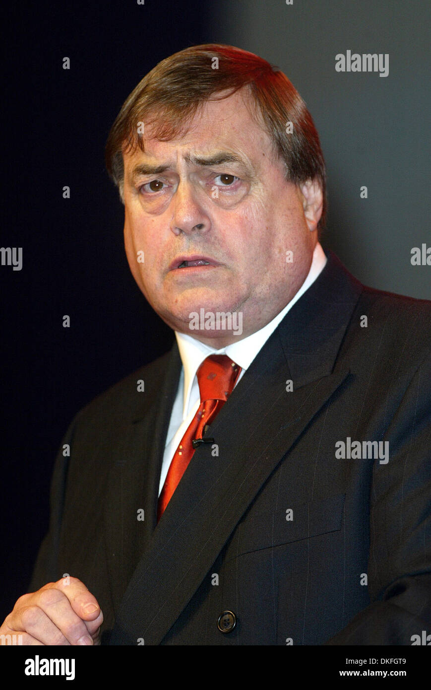JOHN PRESCOTT MP.DEPUTY PRIME MINISTER.TLABOUR PARTY CONFERENCE 2002 ...