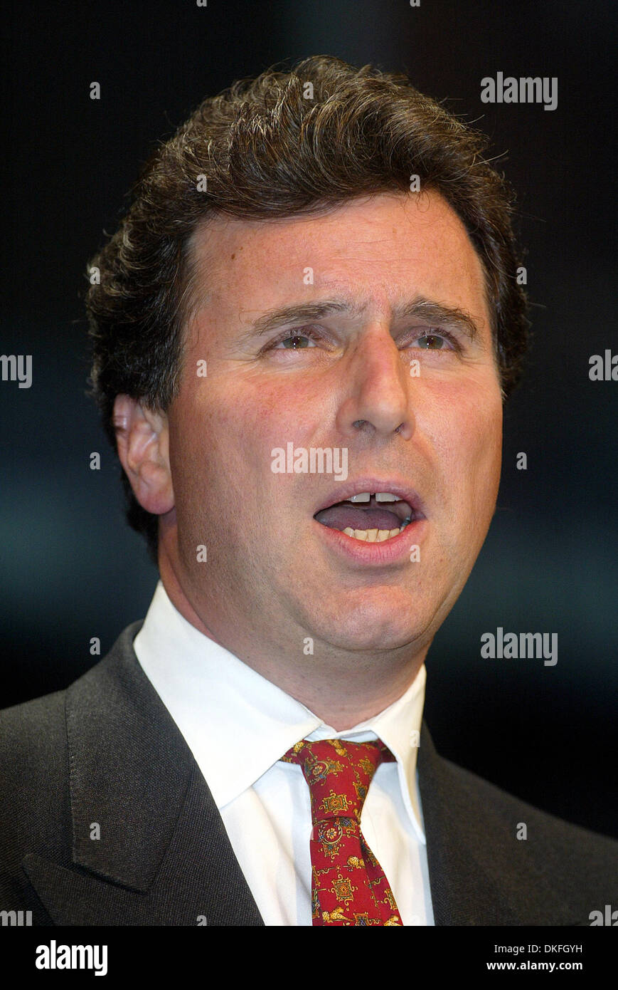 OLIVER LETWIN MP.SHADOW HOME SECRETARY.TCONSERVATIVE CONFERENCE 2002 ...