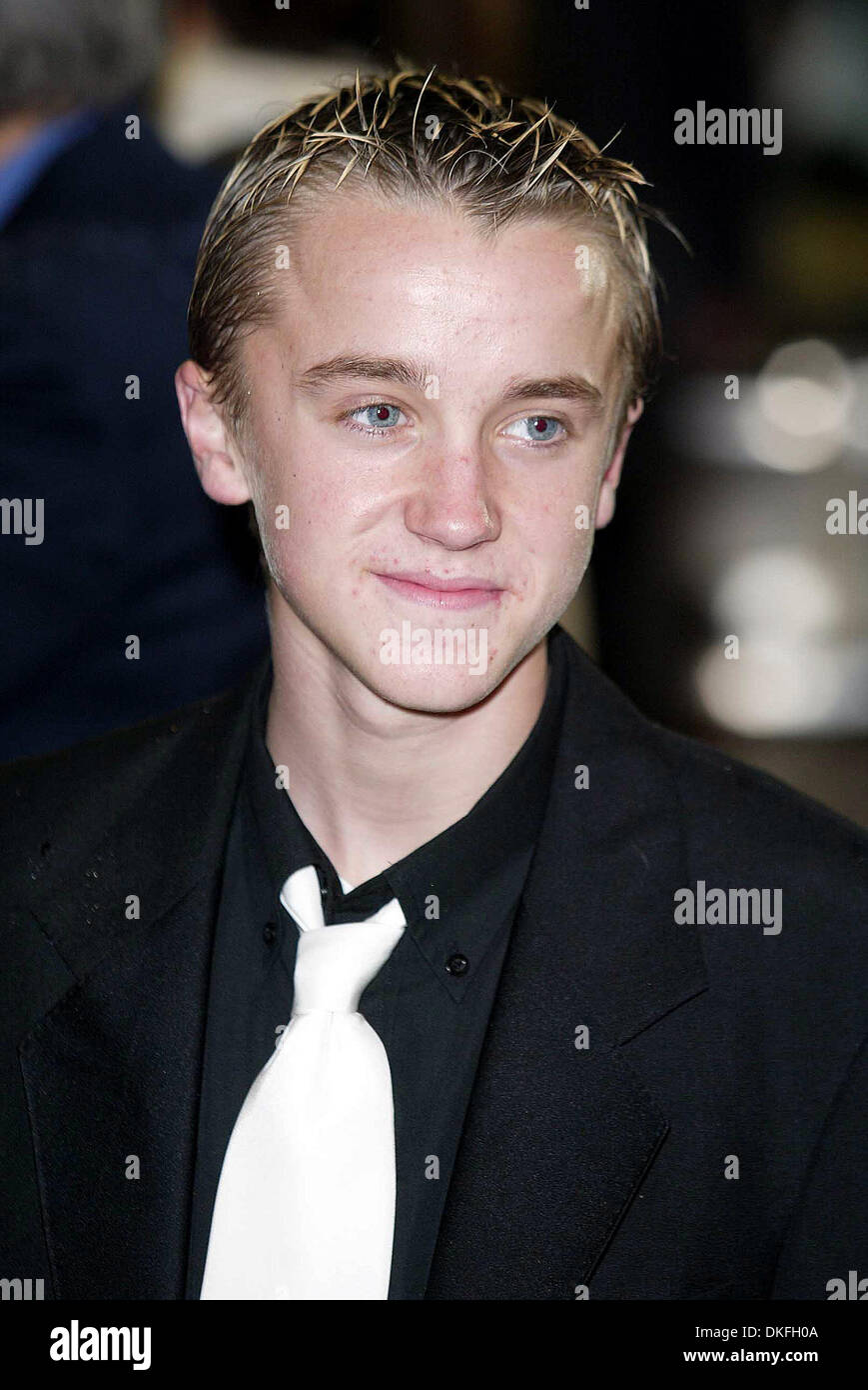 TOM FELTON.ACTOR .ODEON LEICESTER SQUARE, LONDON.03/11/2002.DI3971 ...