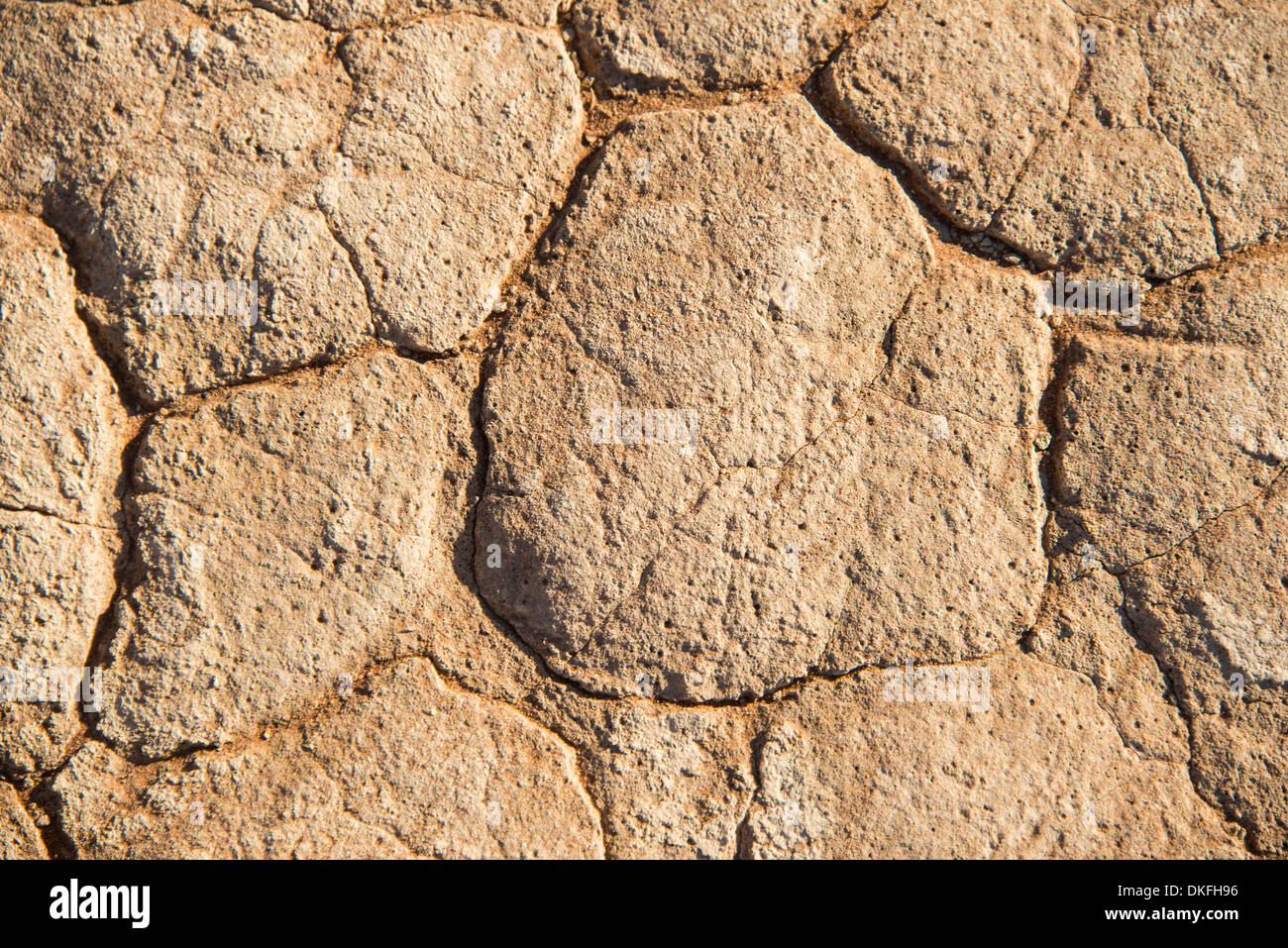 Dried sand ground, Dead Pan, Sossusvlei, Namib Desert, Namibia Stock ...