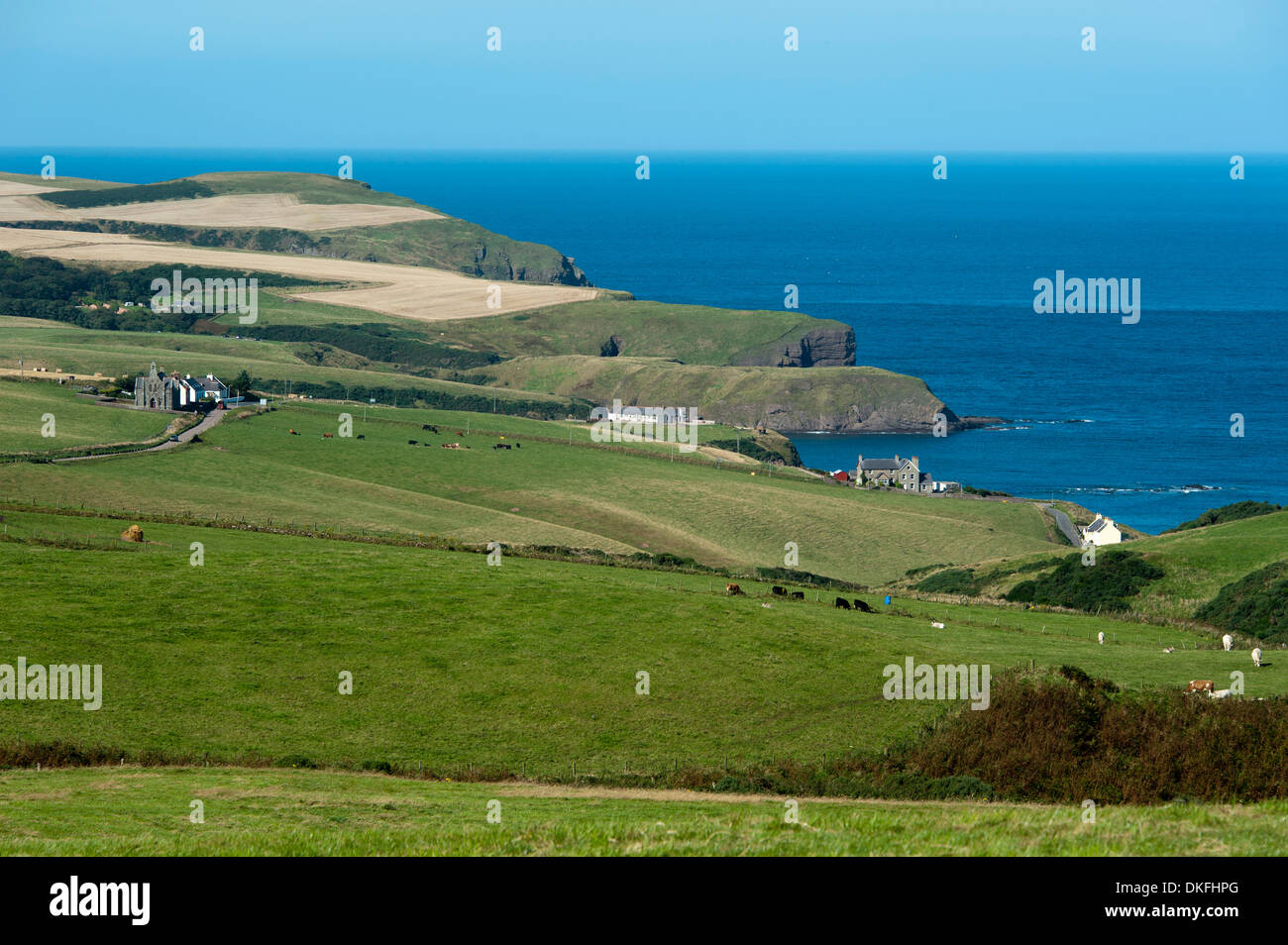 Coast at Pennan, Aberdeenshire, Scotland, United Kingdom Stock Photo ...