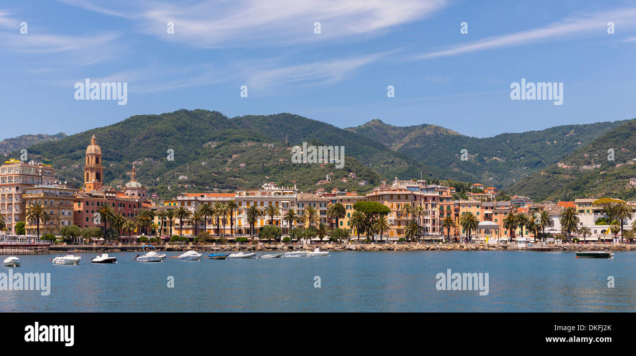 Cityscape Rapallo, Italian Riviera, Liguria, Italy Stock Photo - Alamy