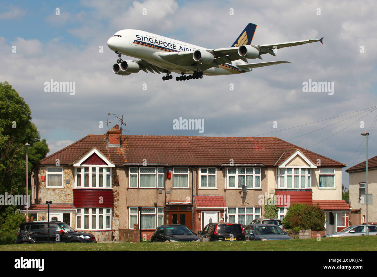 Singapore Airlines Airbus A380 Superjumbo Stock Photo - Alamy
