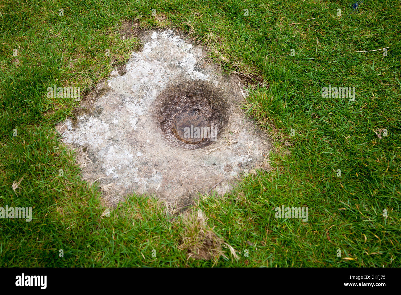 Post hole at Chysauster Ancient Village is a late Iron Age and Romano ...