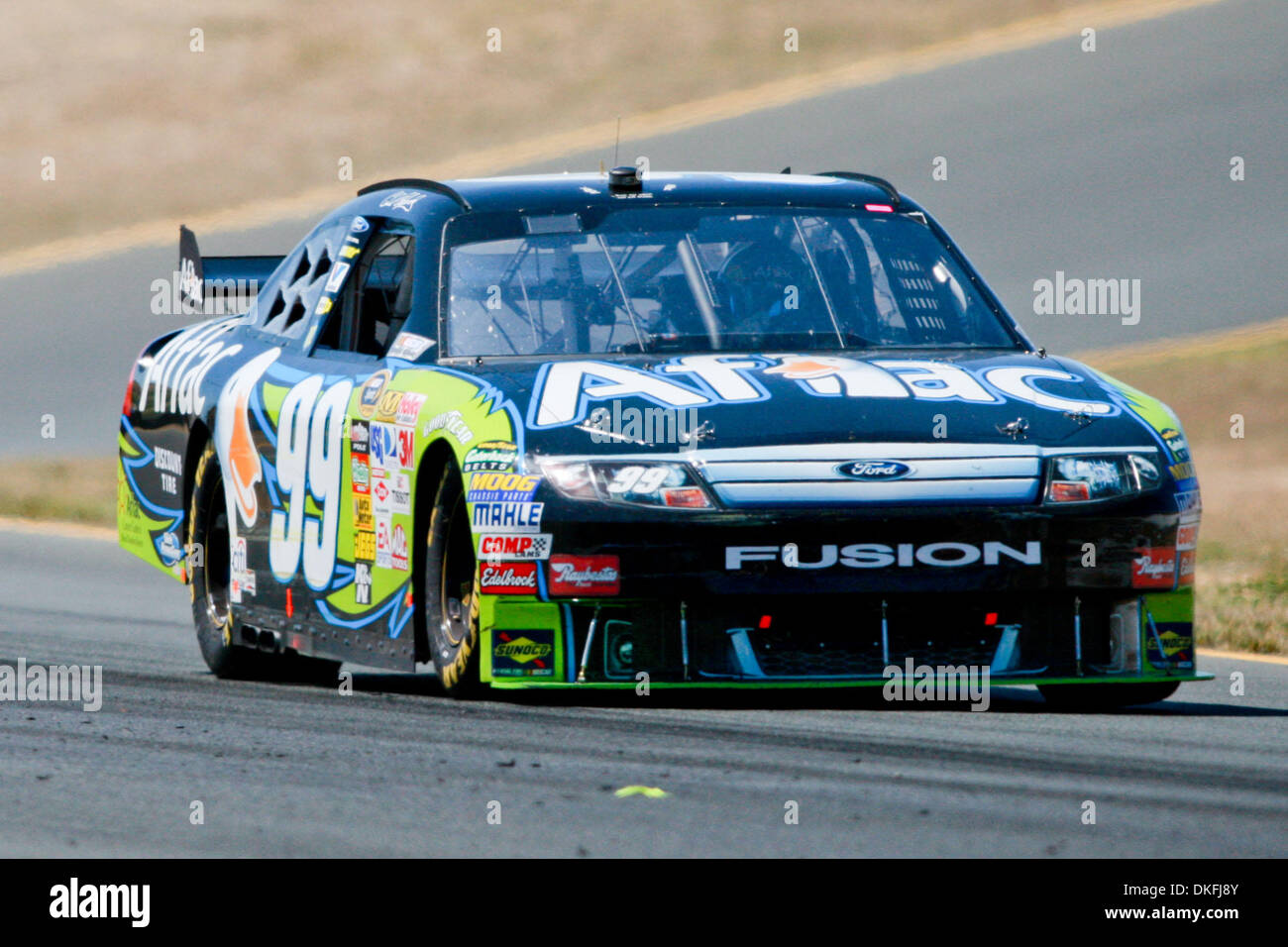 21 June 2009: Roush Fenway Racing driver Carl Edwards in the #99 Aflac ...