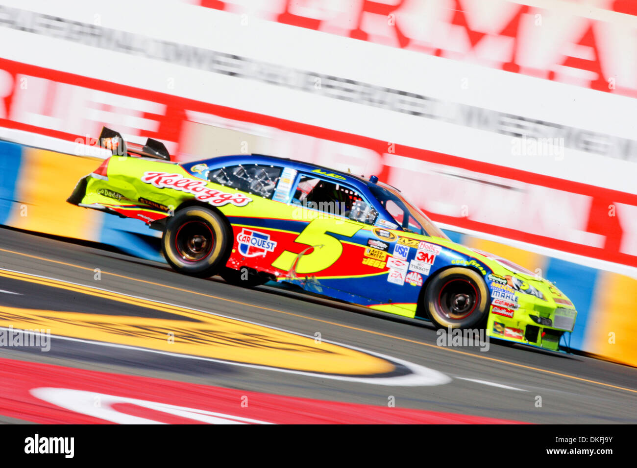 21 June 2009: Hendrick Motorsports driver Mark Martin in the #5 Kellogg ...