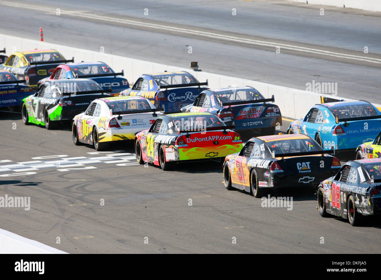 A nascar line up hi-res stock photography and images - Alamy