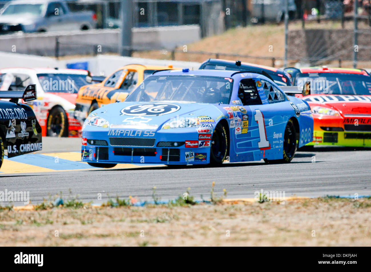 21 June 2009: Earnhardt Ganassi Racing driver Martin Truex Jr. in the ...