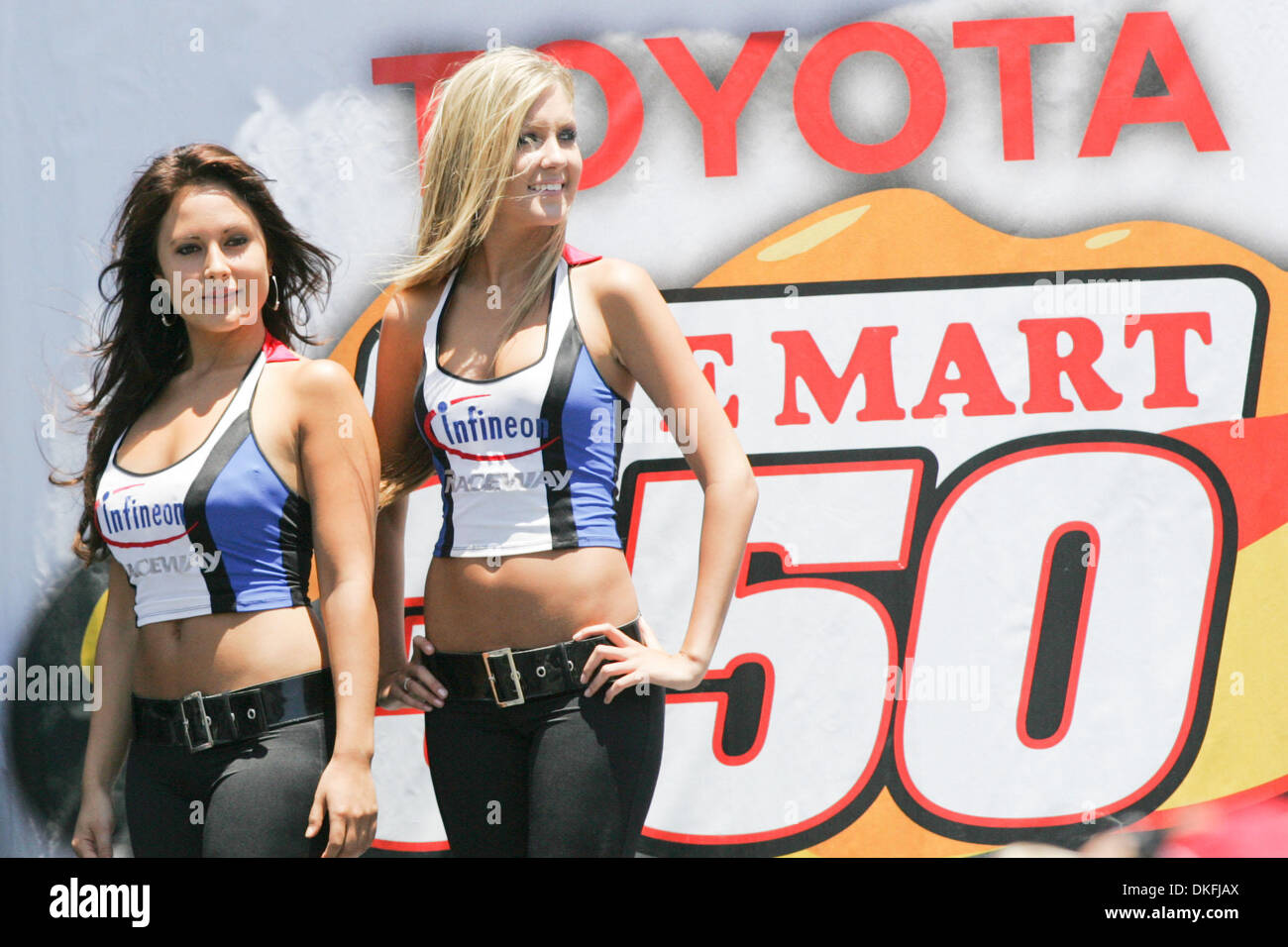 21 June 2009: Infineon girls during the Toyota/Save Mart 350 at ...