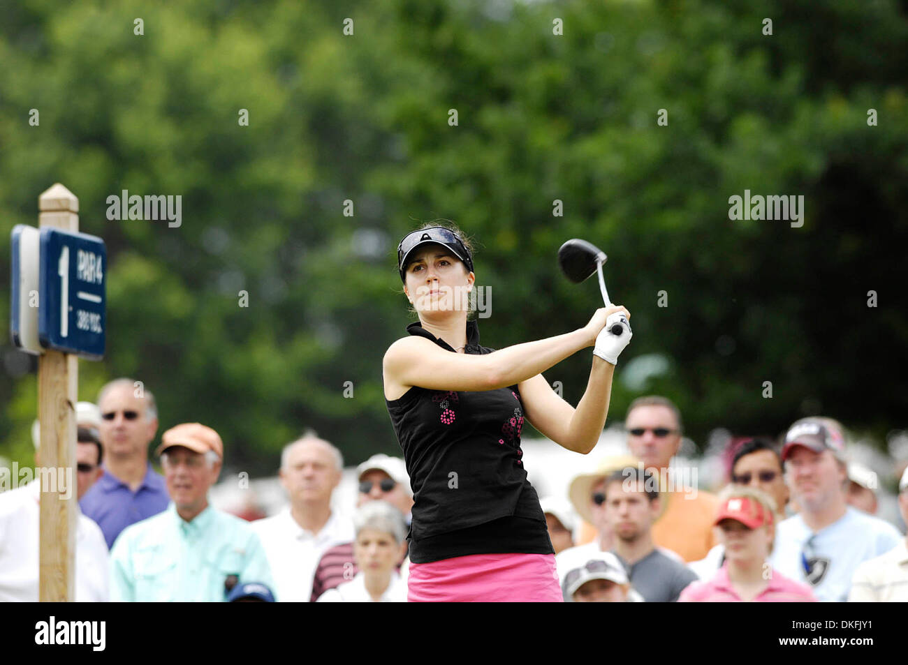 June 28, 2008: Sandra Gal at the Wegmans LPGA 2009 golf tournament at ...