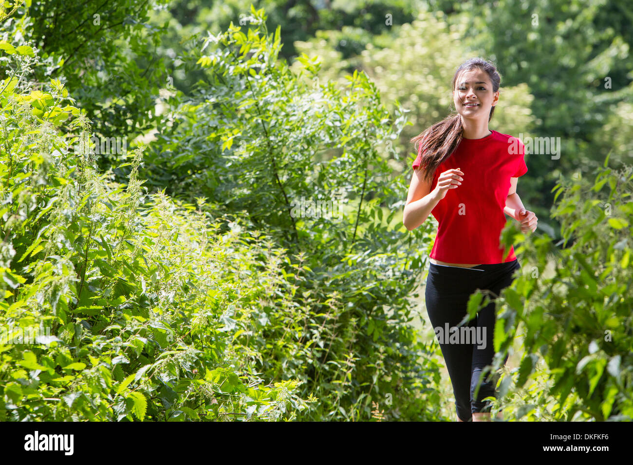 Woman Jogging High Resolution Stock Photography and Images - Alamy