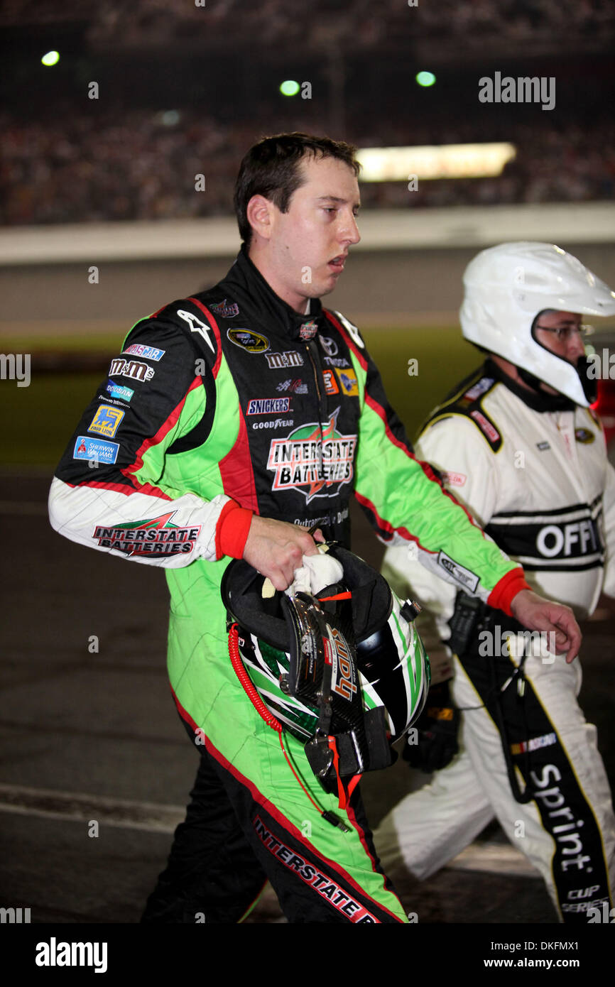 Jul 04, 2009 - Daytona Beach , Florida, USA - KYLE BUSCH walks down pit ...