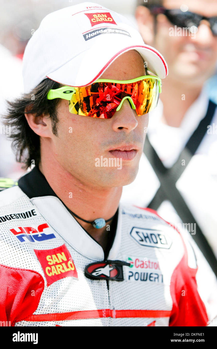 Jul 05, 2009 - Monterey, California, USA - TONI ELIAS during MotoGP Red ...