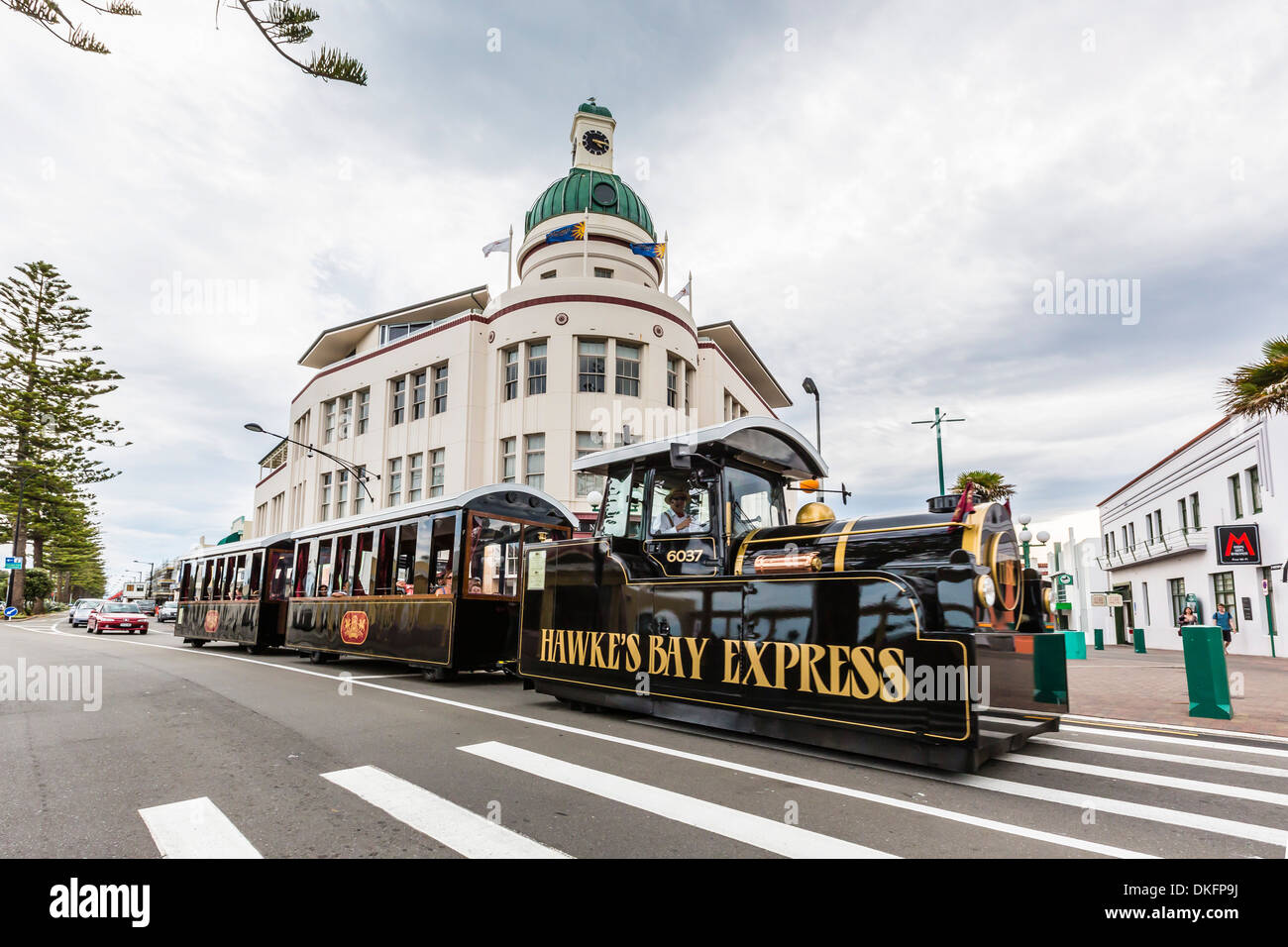 The Hawke's Bay Express in Napier, North Island, New Zealand, Pacific ...