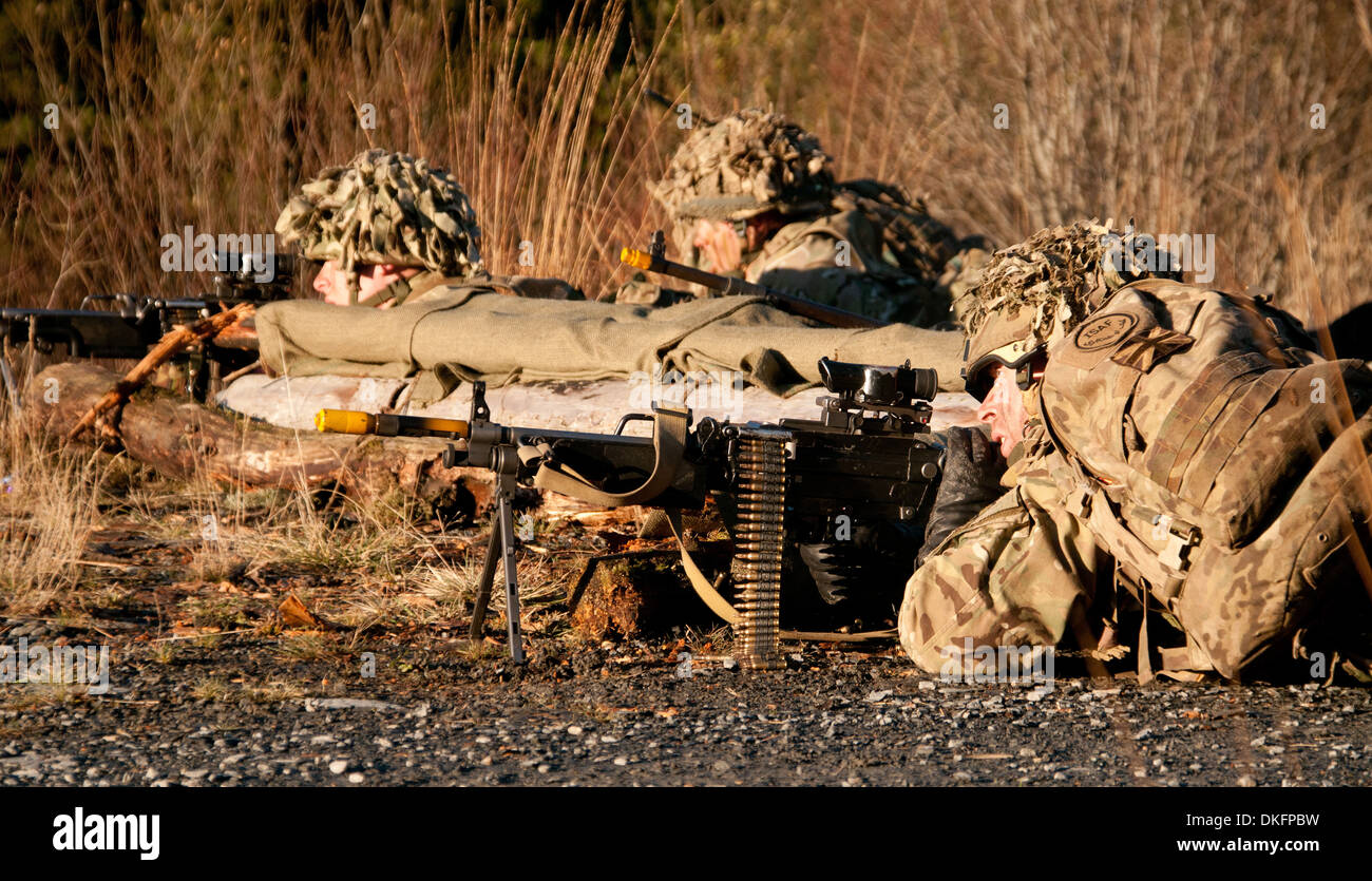 Soldiers from 3 Rifles on exercise Stock Photo - Alamy
