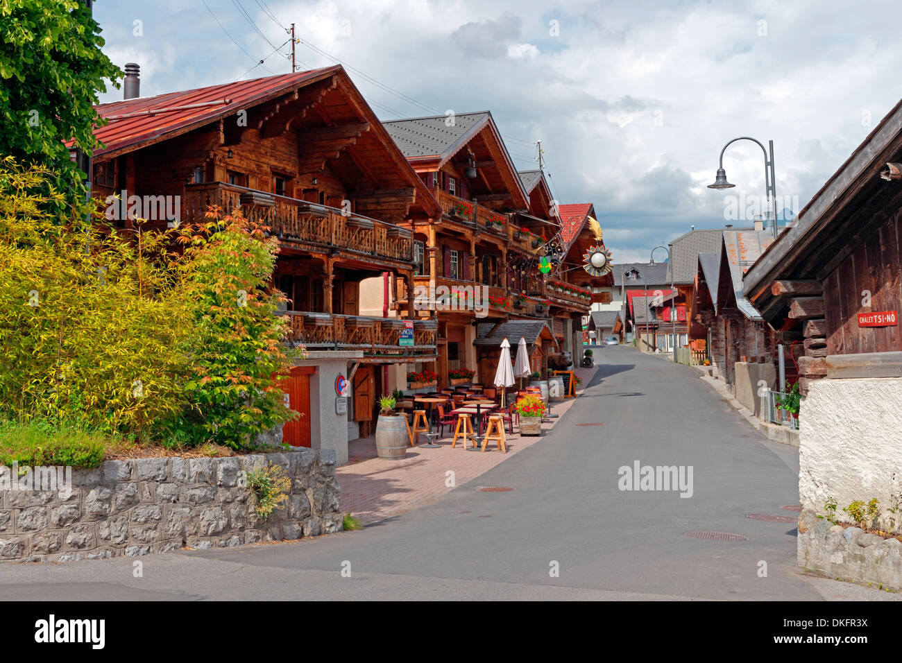 Leysin village hi-res stock photography and images - Alamy
