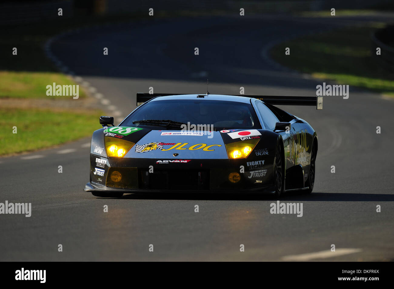 June 13 2009 Le Mans France 68 JLOC Isao Noritake Lamborghini Murcielago R GT During june-13-2009-le-mans-france-68-jloc-isao-noritake-lamborghini-murcielago-r-gt-during
