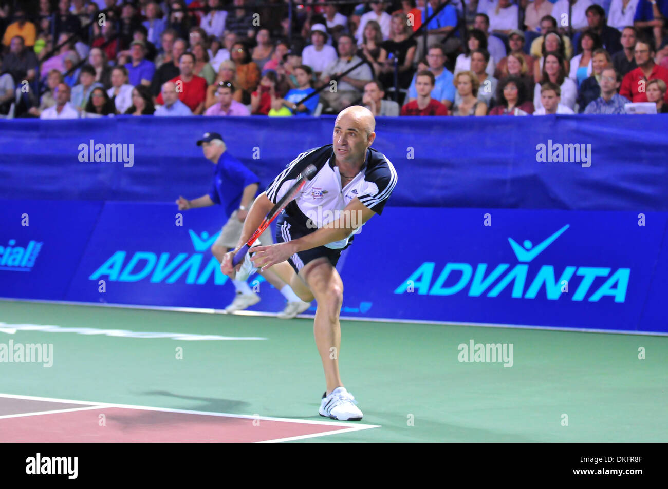 Jul 10, 2009 - Philadelphia, Pennsylvania, USA - ANDRE AGASSI makes his ...