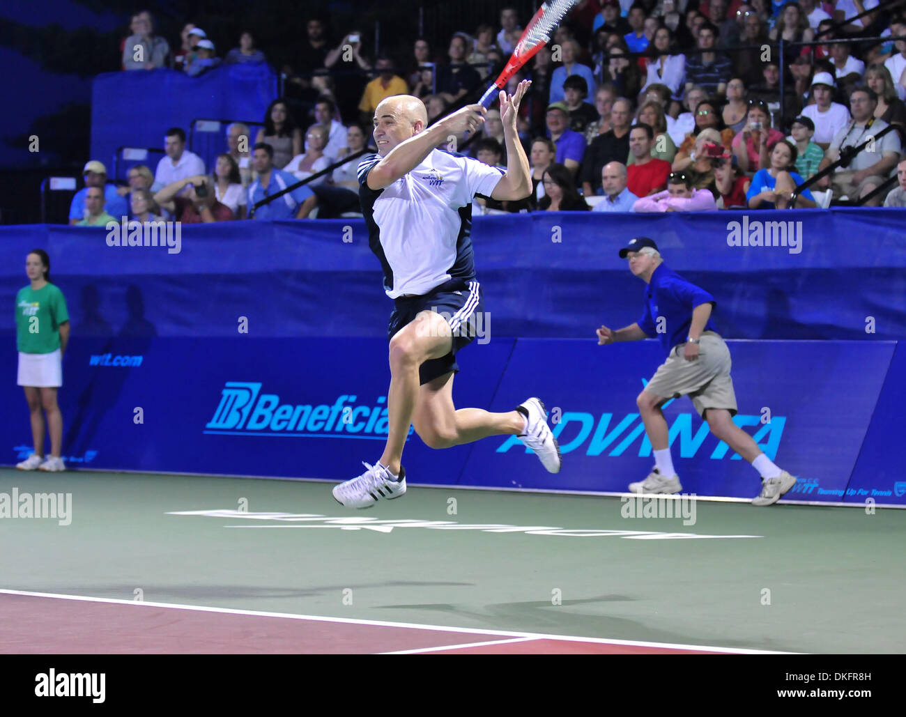 Jul 10, 2009 - Philadelphia, Pennsylvania, USA - ANDRE AGASSI makes his ...