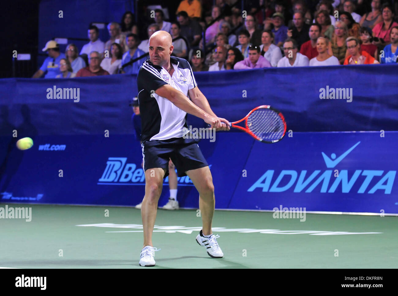 Jul 10, 2009 - Philadelphia, Pennsylvania, USA - ANDRE AGASSI makes his ...