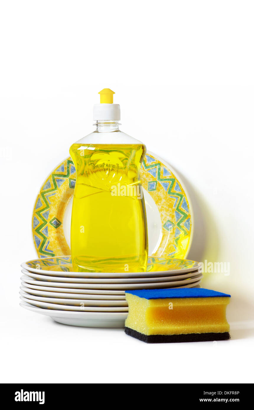 Washing dishes brush hi-res stock photography and images - Alamy