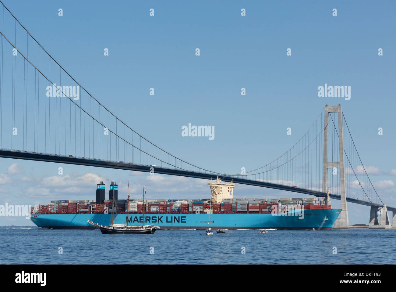Maersk Triple E Bridge 25 Marstal Maersk Triple E Class Stock Photos,