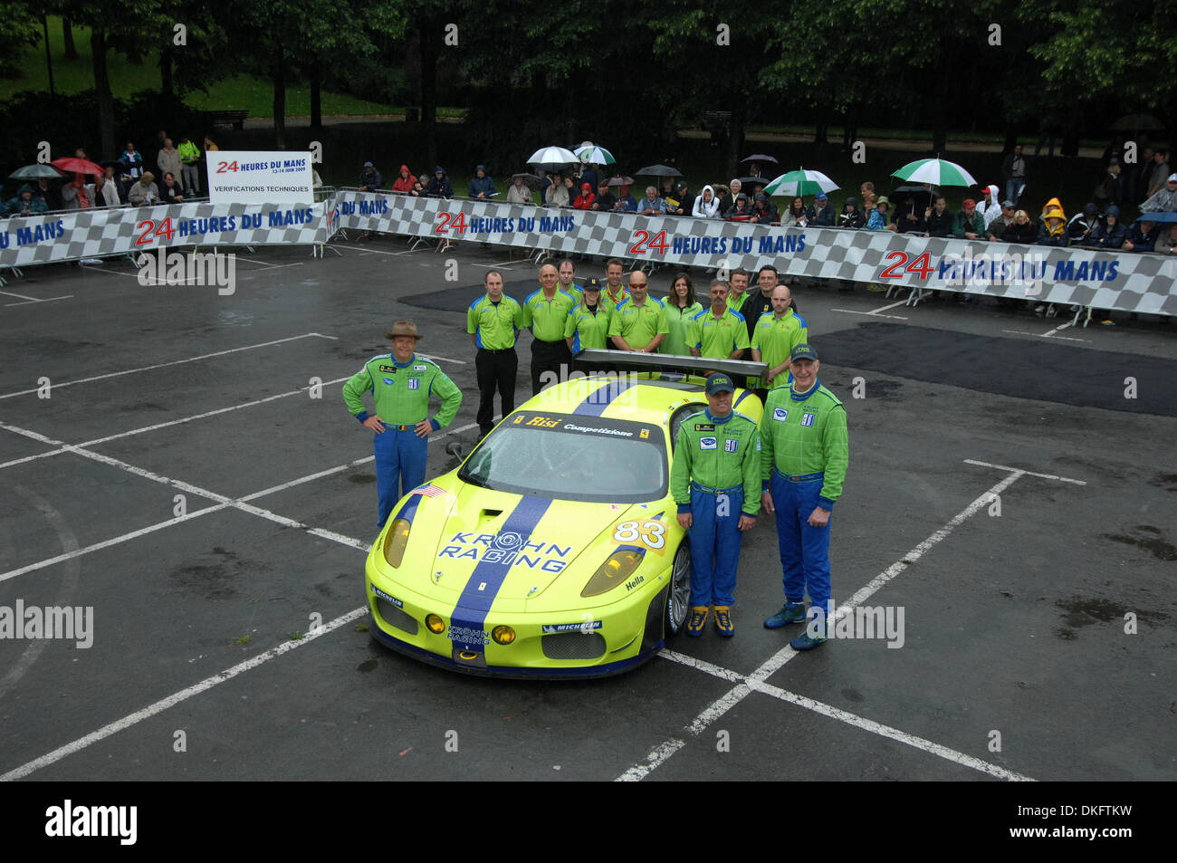 June 8, 2009 - Le Mans, France - The Krohn Racing Ferrari photoshoot ...