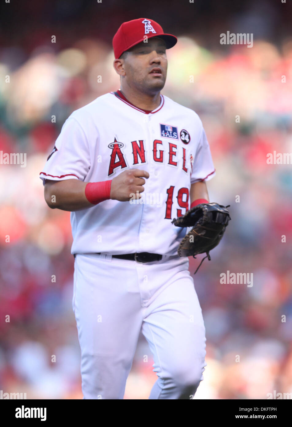 Jul 04, 2009 - Anaheim, California, USA - Infied KENDRY MORALES #19 of ...
