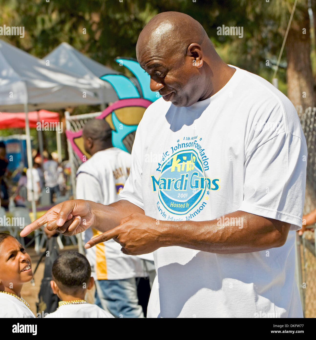 Earvin magic johnson park hi-res stock photography and images - Alamy