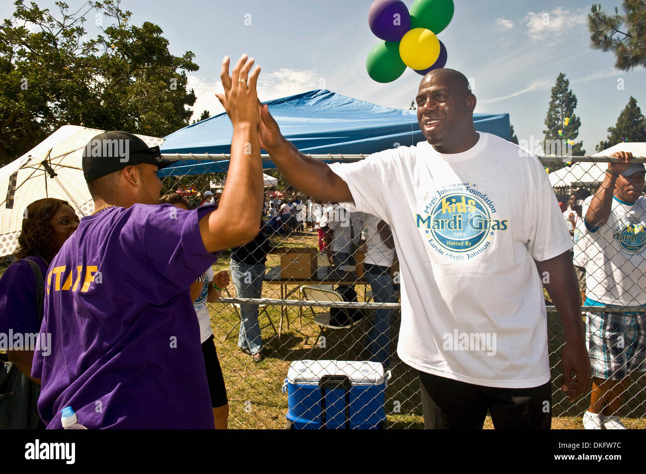 Earvin magic johnson park hi-res stock photography and images - Alamy