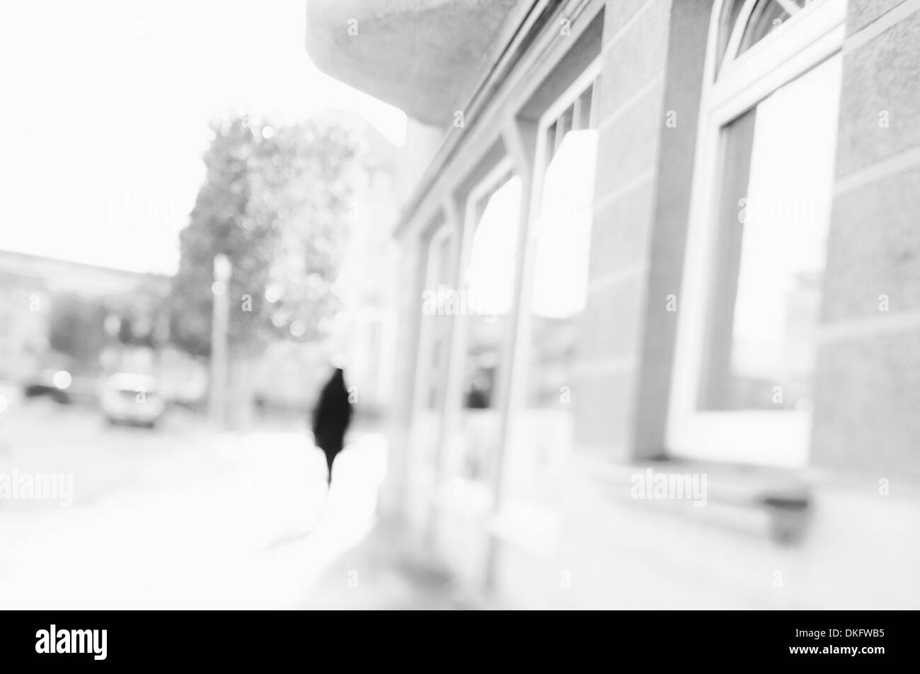 Woman walks out from hi-res stock photography and images - Alamy