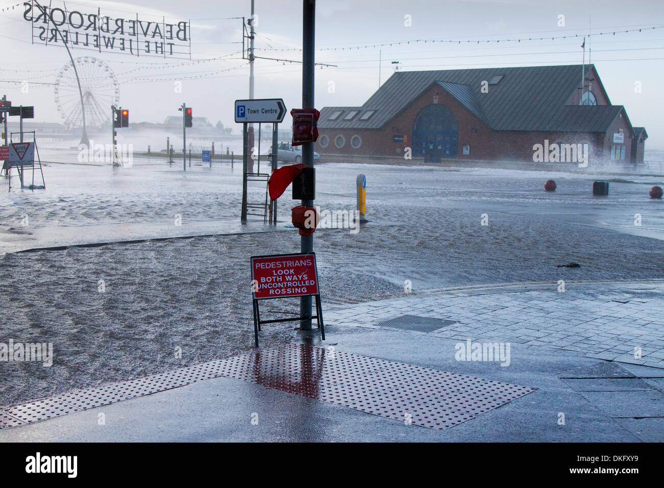 High flood tide blackpool hi-res stock photography and images - Alamy