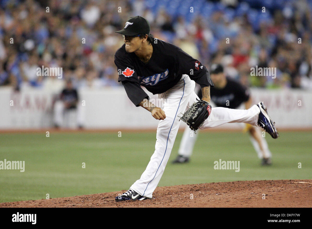 Jul 25, 2009 - Toronto, Ontario, Canada - Toronto Blue Jays pitcher ...