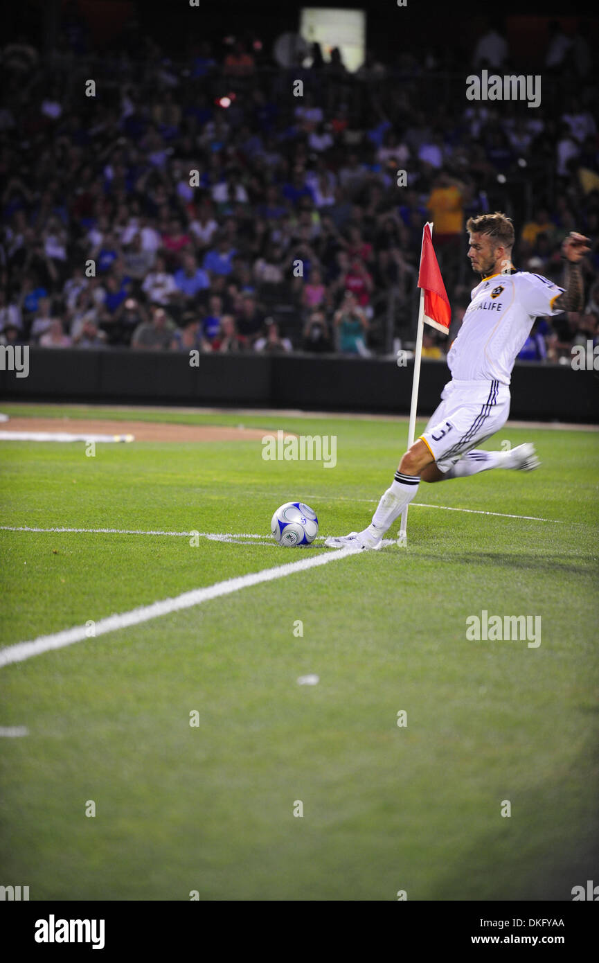 Jul 25, 2009 - Kansas City, Kansas, USA - DAVID BECKHAM #23 and the LA ...