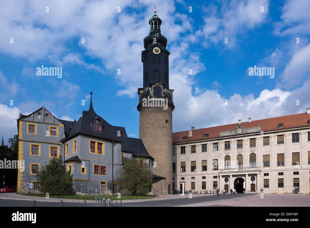 castle, weimar city, thuringia, germany, europe Stock Photo - Alamy