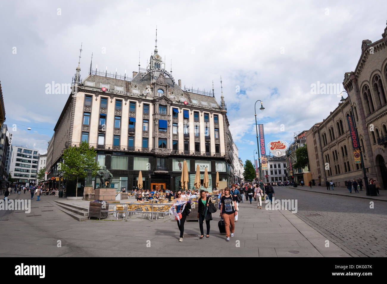Karl Johans Gate, Oslo, Norway, Scandinavia, Europe Stock Photo - Alamy