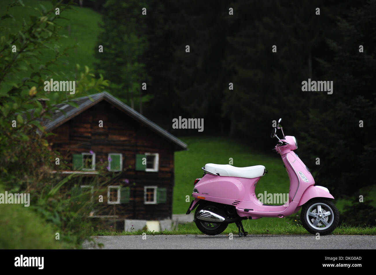 Pink Moped High Resolution Stock Photography and Images - Alamy