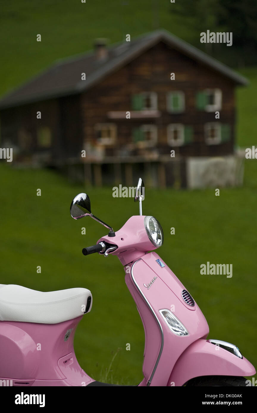 Pink Moped High Resolution Stock Photography and Images - Alamy