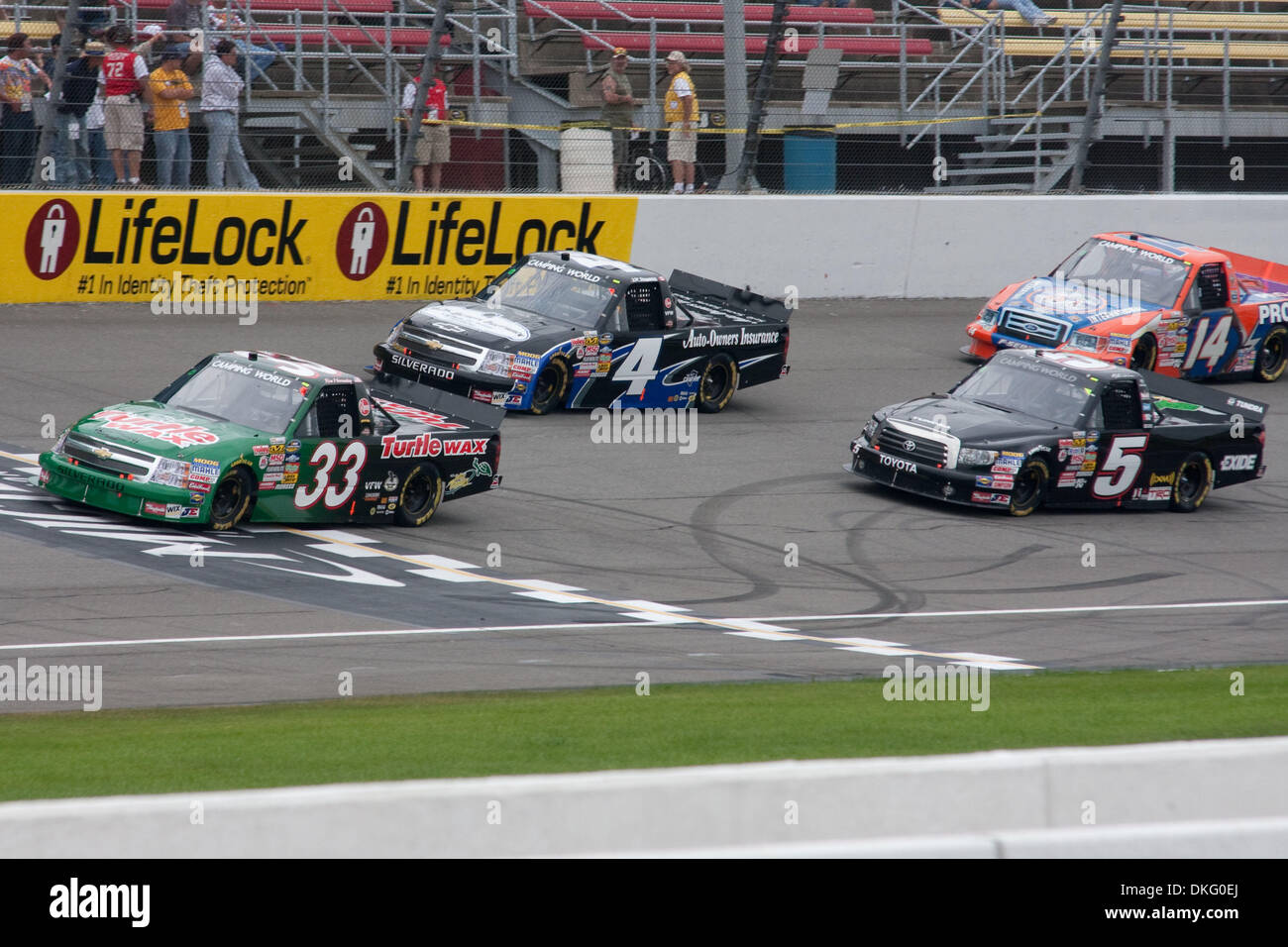 June 13, 2009 - Brooklyn, Michigan, U.S - 13 June 2009: Ron Hornaday Jr ...